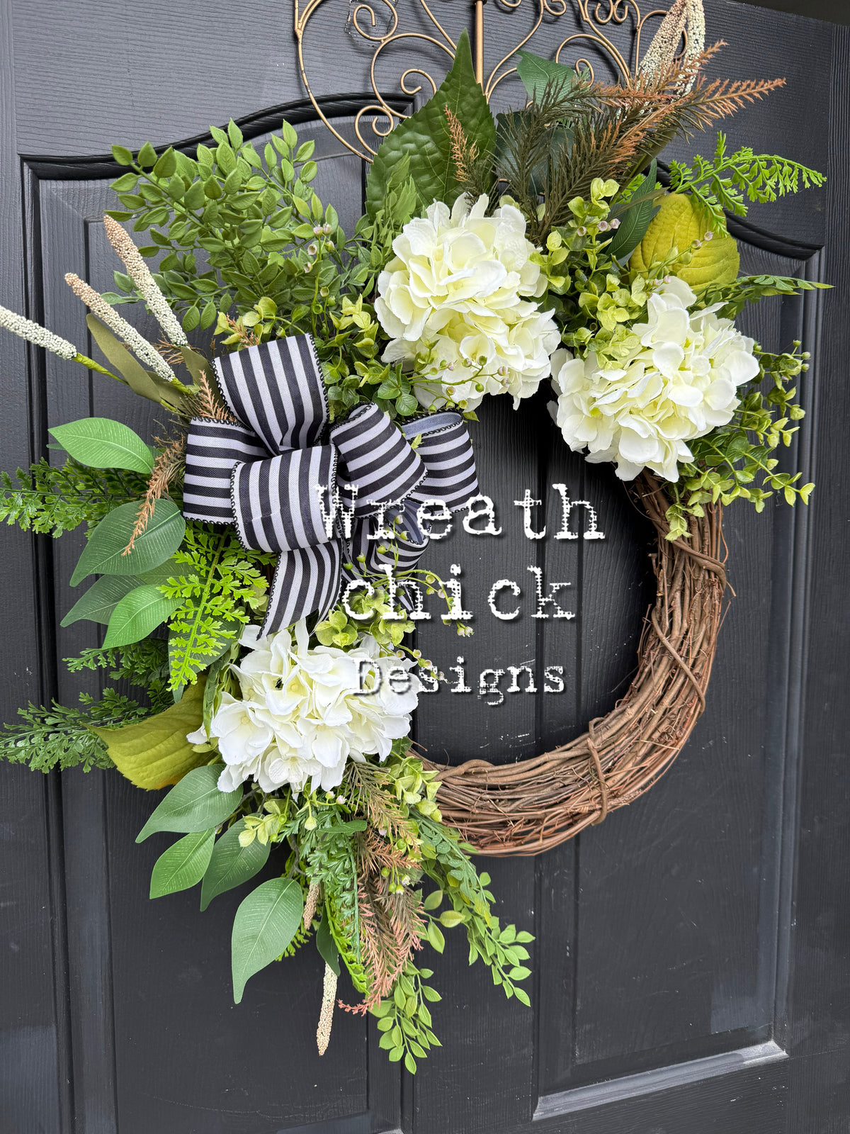 Spring Hydrangea Door Wreath – Fresh Floral Elegance for Your Home 🏡 ...